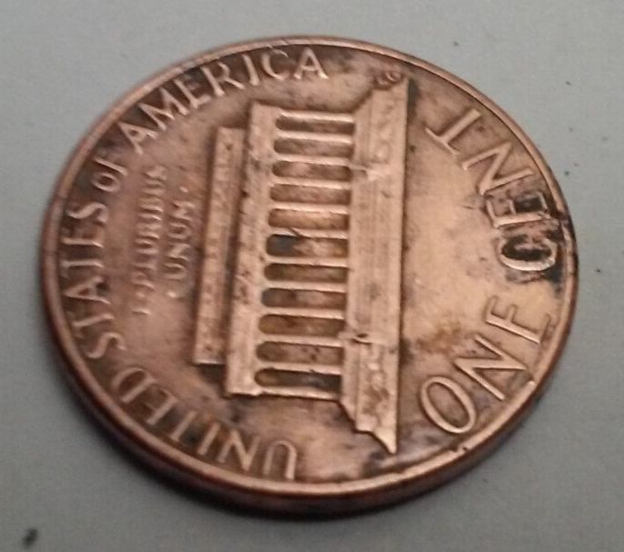 1983-D Lincoln Memorial Cent D Stamped Twice & Extra Bump On Neck And ...