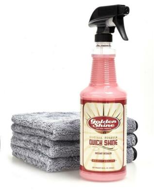 Golden Shine Car Care Quick Shine 32oz Detailing Kit w Microfiber ...
