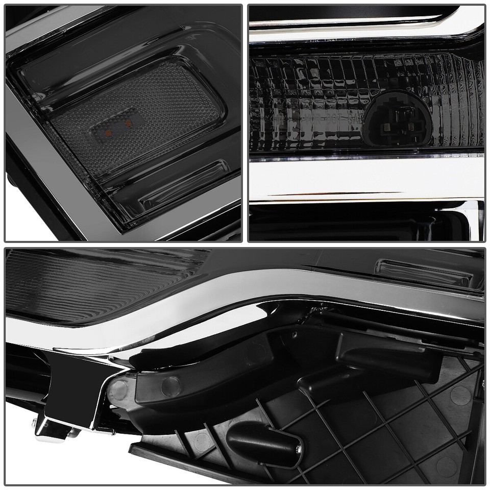 FOR 2013-2019 FORD FLEX FACTORY STYLE HEADLIGHTS LAMPS W/ LED SIDE ...