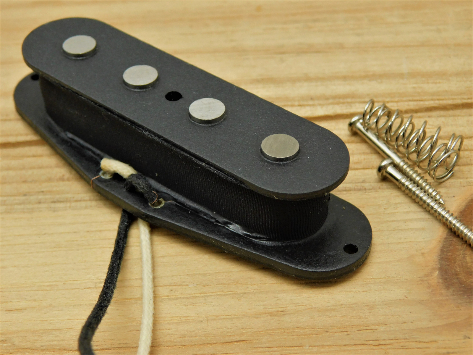 Quarter Pounder Pickup for Fender Precision P Bass Tele 1/4" A5 Poles ...
