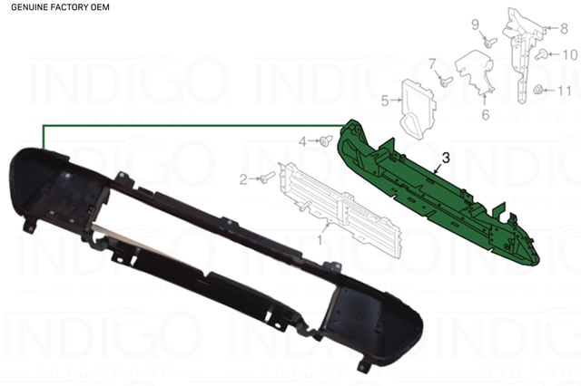 Genuine Land Rover Air Deflector Range Rover Velar LR094175 for sale ...