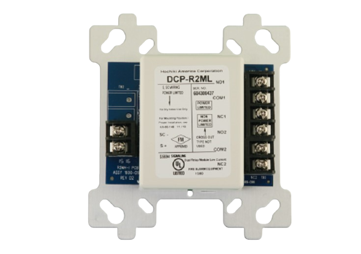 HOCHIKI R2ML - Dual Relay Module 4", 2 Amps @ 24vdc Or 1 Amp @ 120vac ...