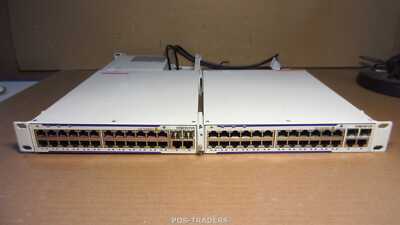 DUAL - Alcatel Lucent OS6250-P24 Switch 24-Port Gigabit + 2x SFP 1x PS ...