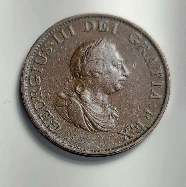 1/2 Penny George III 1799 England Copper Vf/Xf | eBay
