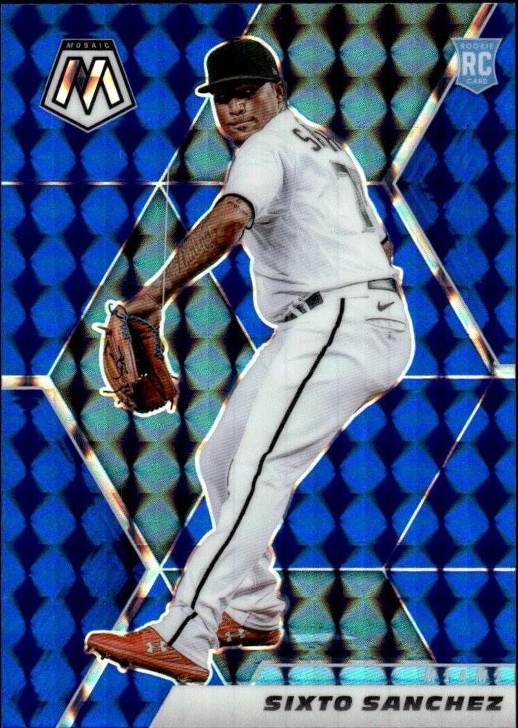 2021 Panini Mosaic - Rookie Sixto Sanchez #202 Blue Mosaic Prizm /99 ...