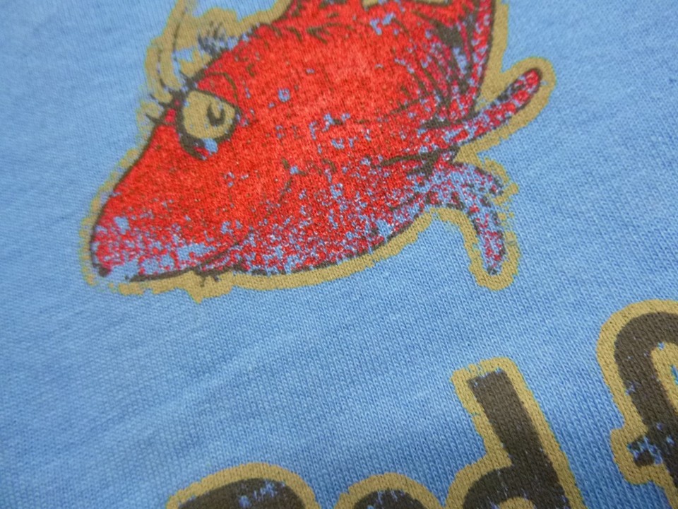 Vtg 2007 Dr Seuss Cotton T Shirt One Fish Two Fish Red Fish Blue Fish ...