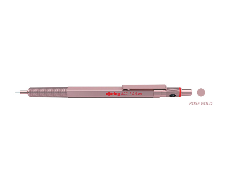 Rotring 600 Loft Limited Edition - rOtring Rose Gold Mechanical Pencil ...