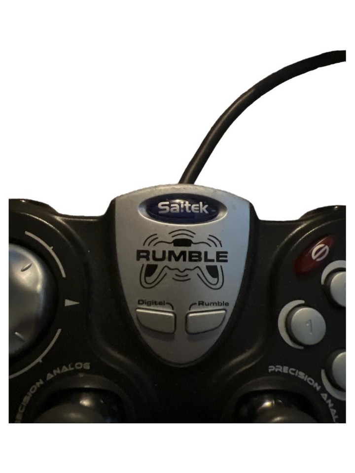 Saitek Manette de Jeu Rumble USB PC Noir Gaming 21165102347 | eBay
