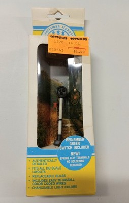 Vintage Life-Like Scene Master HO Scale Operating 3 Light Target Signal ...