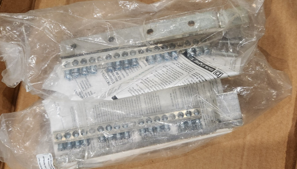 Square D PK15GTA-L Equipment Grounding Bar Kit Assembly Schneider ...