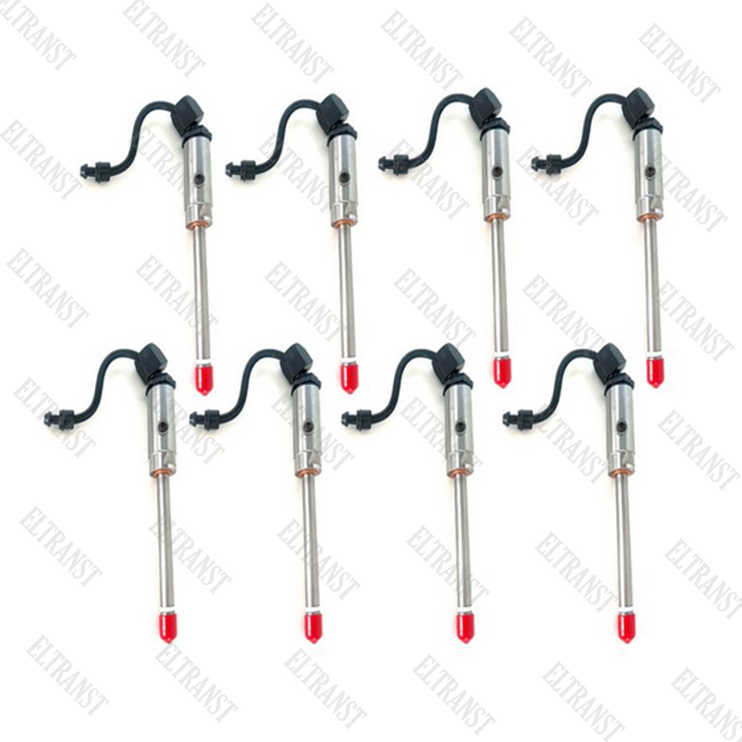 8X Fuel Injector 4W-7016 0R-3420 for Caterpillar 3208 Engine 225D 229 ...