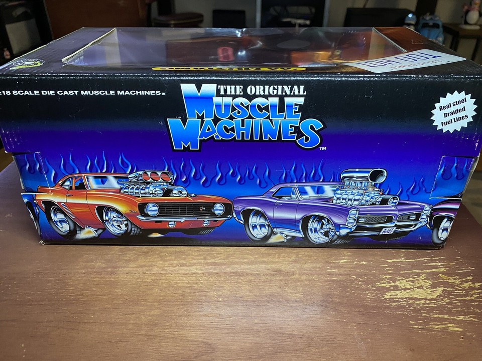 Muscle Machine 1:18 Die Cast 1966 Ford Mustang 2000 Funline Diecast Hot ...