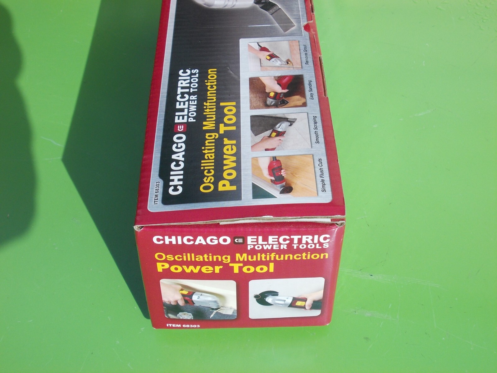 CHICAGO ELECTRIC OSCILLATING MULTIFUNCTION POWER TOOL 68303 W/ BLADE ...