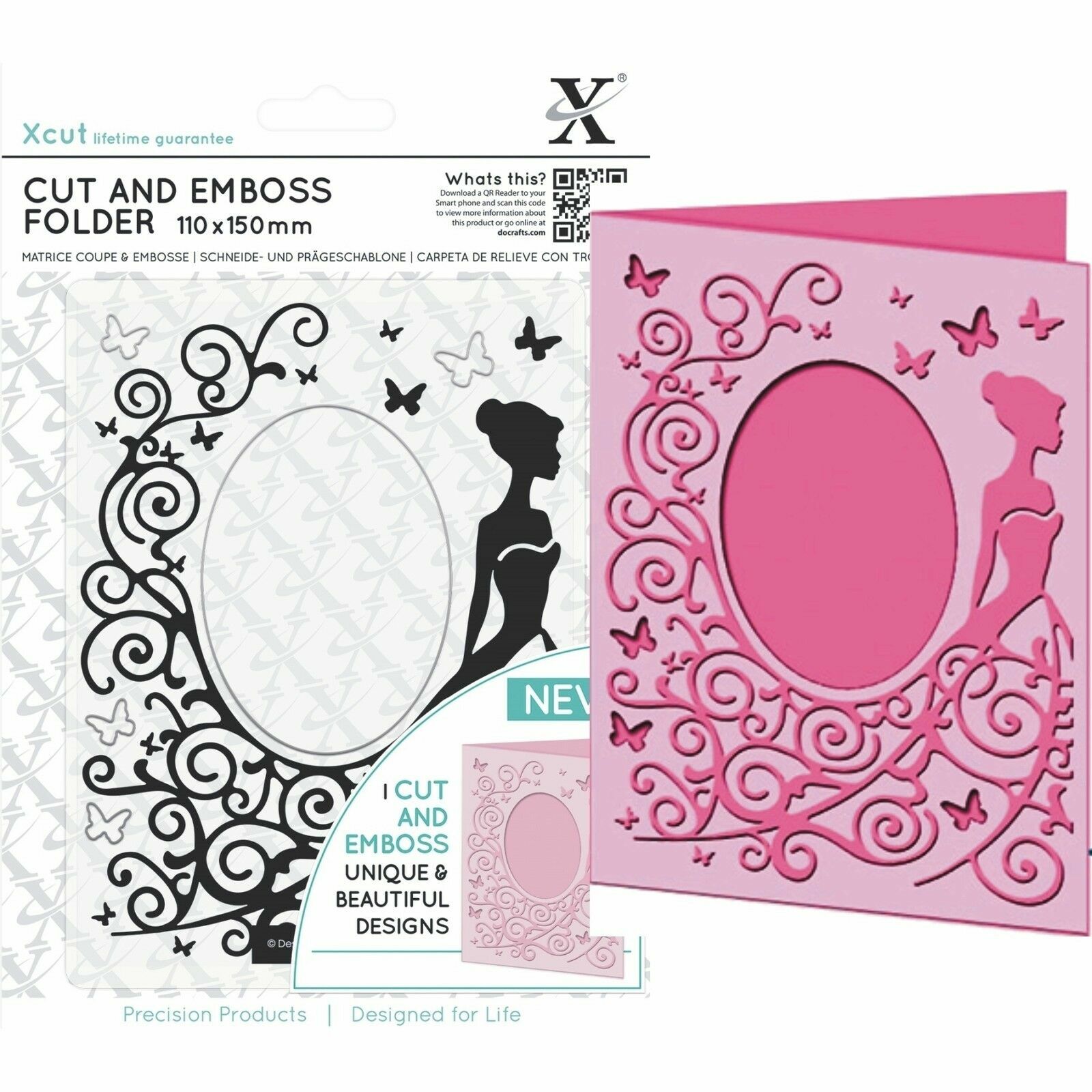 DOCRAFTS XCUT A6 WEDDING PROM DRESS CUT EMBOSS FOLDER | eBay