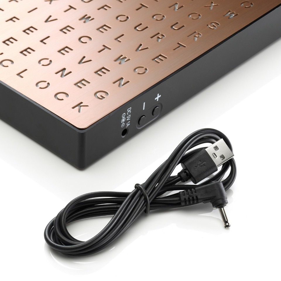 Auraglow LED Light Up Word Clock | eBay
