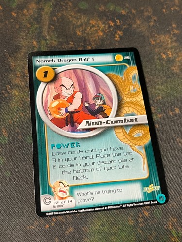 Namek Dragon Ball 1 - Dragon Ball Z DBZ CCG Score Card Nice! | eBay