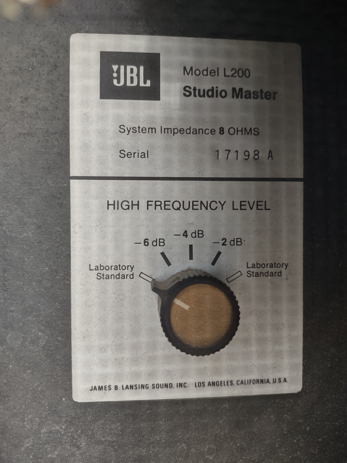JBL L200 Studio Master Speakers | Vintage | All Original | Studio Master