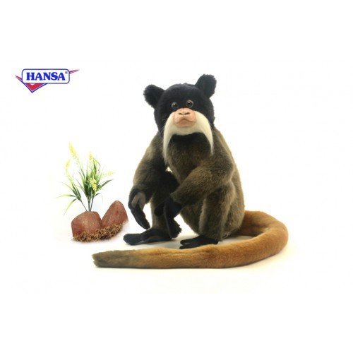 4117 Hansa Emperor Tamarin Monkey Plush Toy Stuffed Animal 12 for sale ...