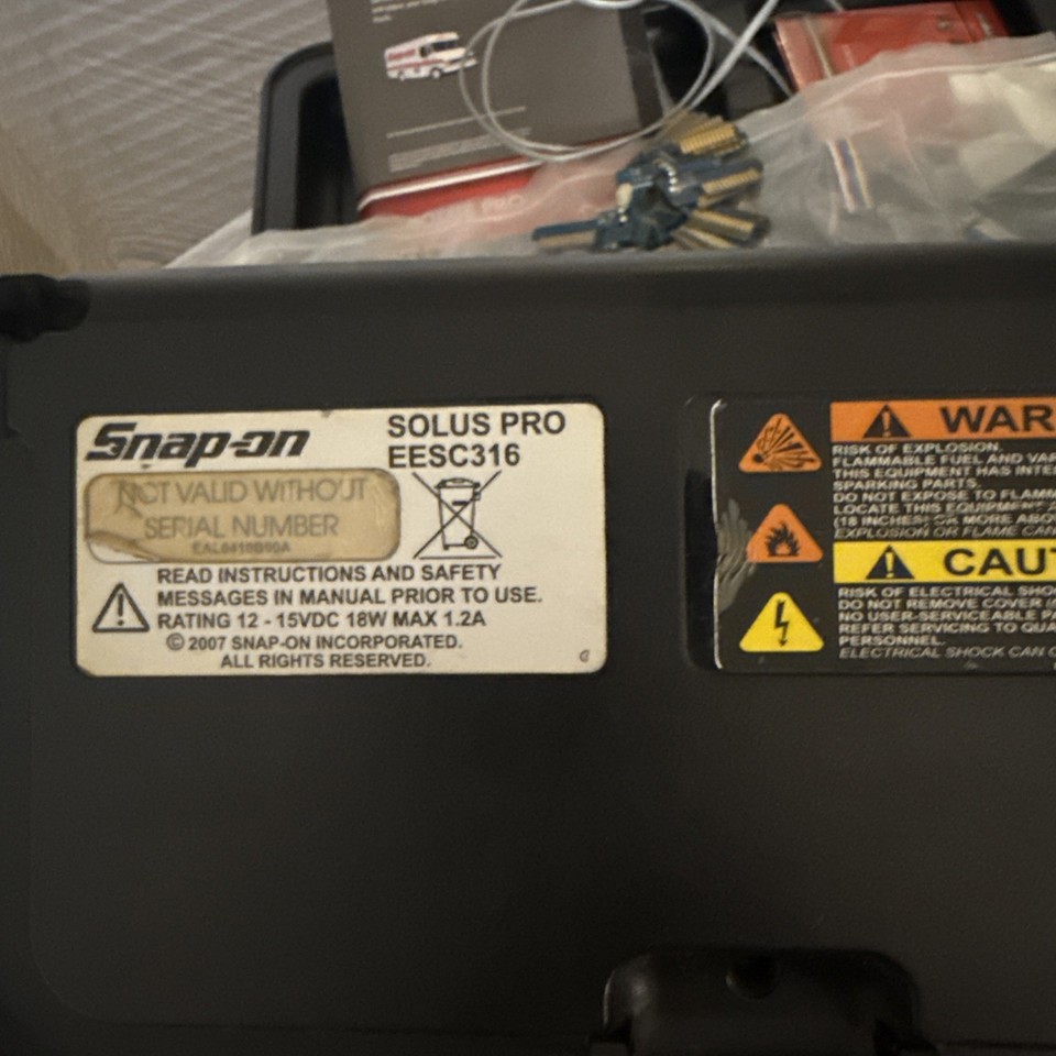 USED Snap-On Solus Pro Automotive Diagnostic Scanner Kit (EESC316 ...