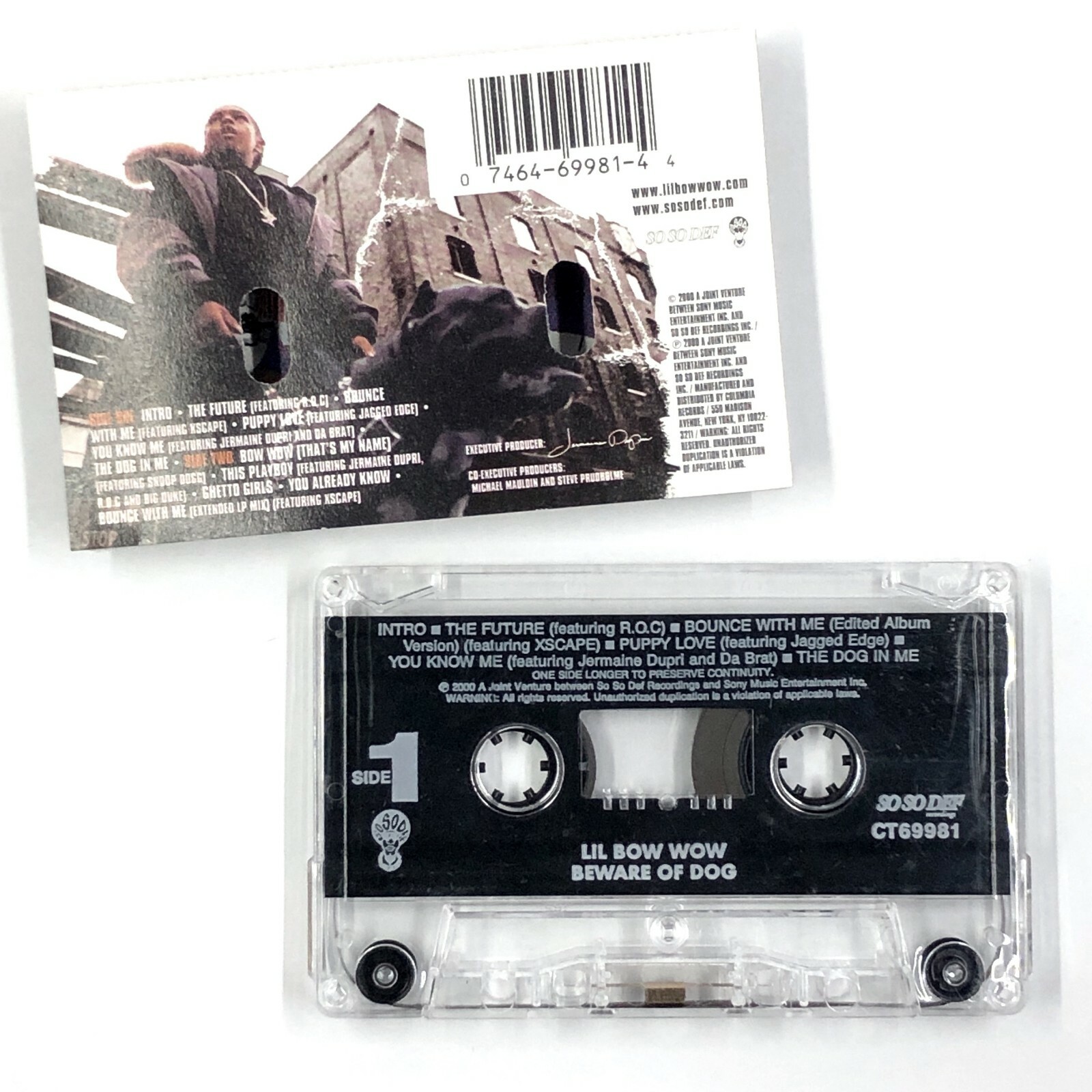 LIL BOW WOW BEWARE OF DOG Cassette Tape OG 2000 Rap Hip-Hop Rare | eBay UK