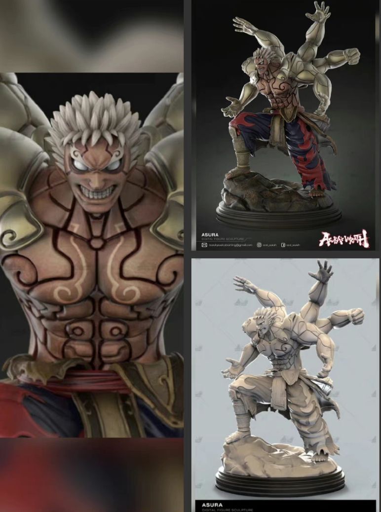 Asuras Wrath Wallpaper Big Asura's Wrath Video Game Fabric Wall Scroll
