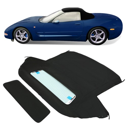 1998-2004 Corvette C5 Convertible Soft Top & Heated Glass Window Fits ...
