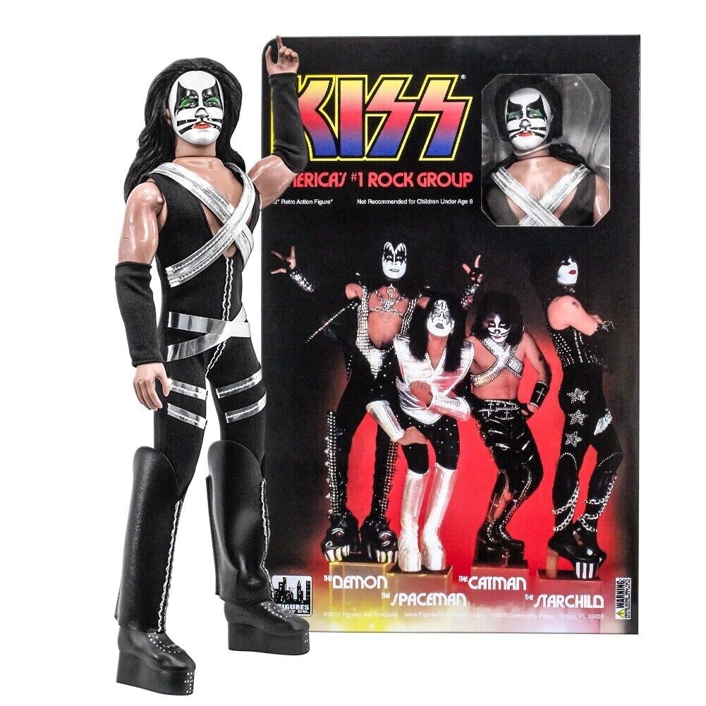 KISS 12 Inch Action Figures Series 9 Love Gun: Set of all 4 MEGO ...