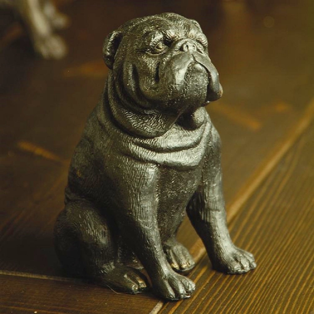 Stern Bulldog Sculpture Figurine Paperweight Winston Pug Iron ~ SPI ...