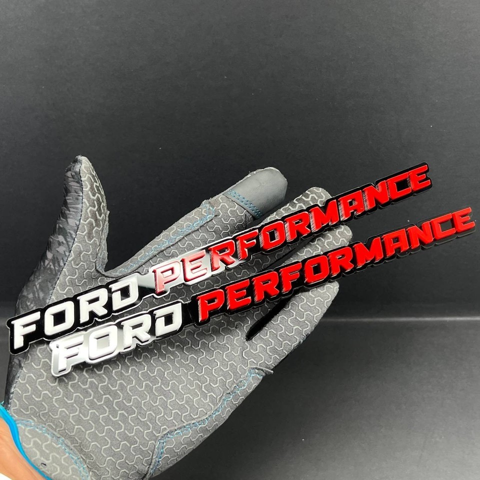 1PC FORD PERFORMANCE Emblem – 3D Acrylic Fender & Tailgate Car Badge ...