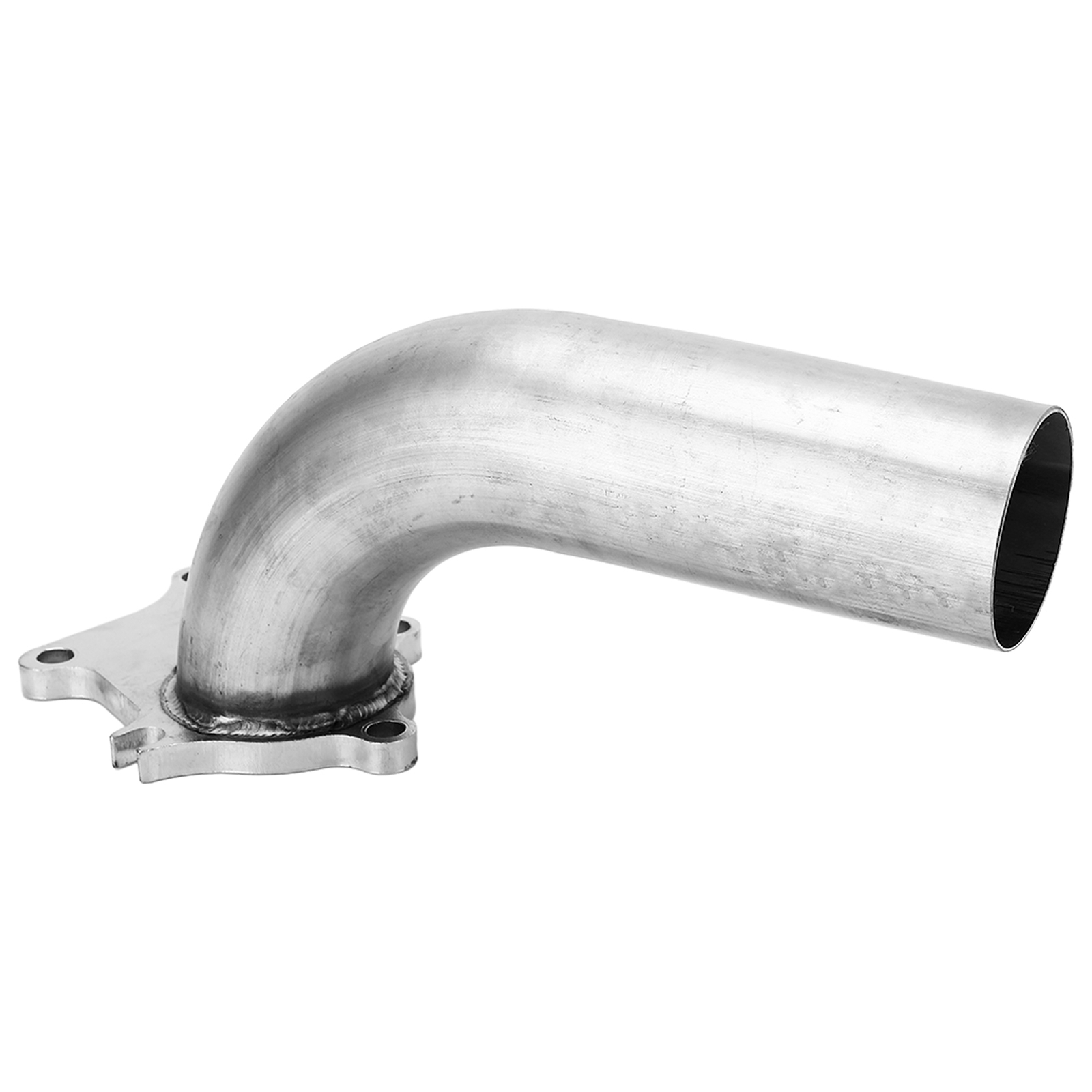 New 57mm Turbo Exhaust Downpipe Dump Pipe With Gasket 5 Flange ...