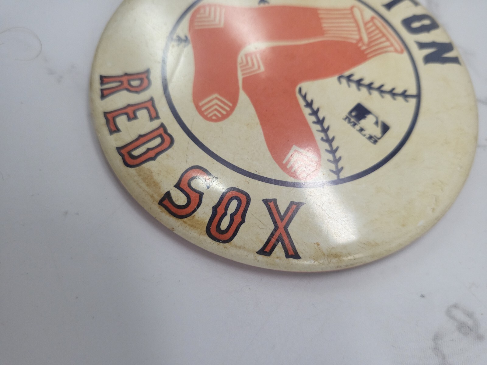 Rare Vintage Boston Red Sox Baseball Team Pinback Pin Button 3.5 inches ...