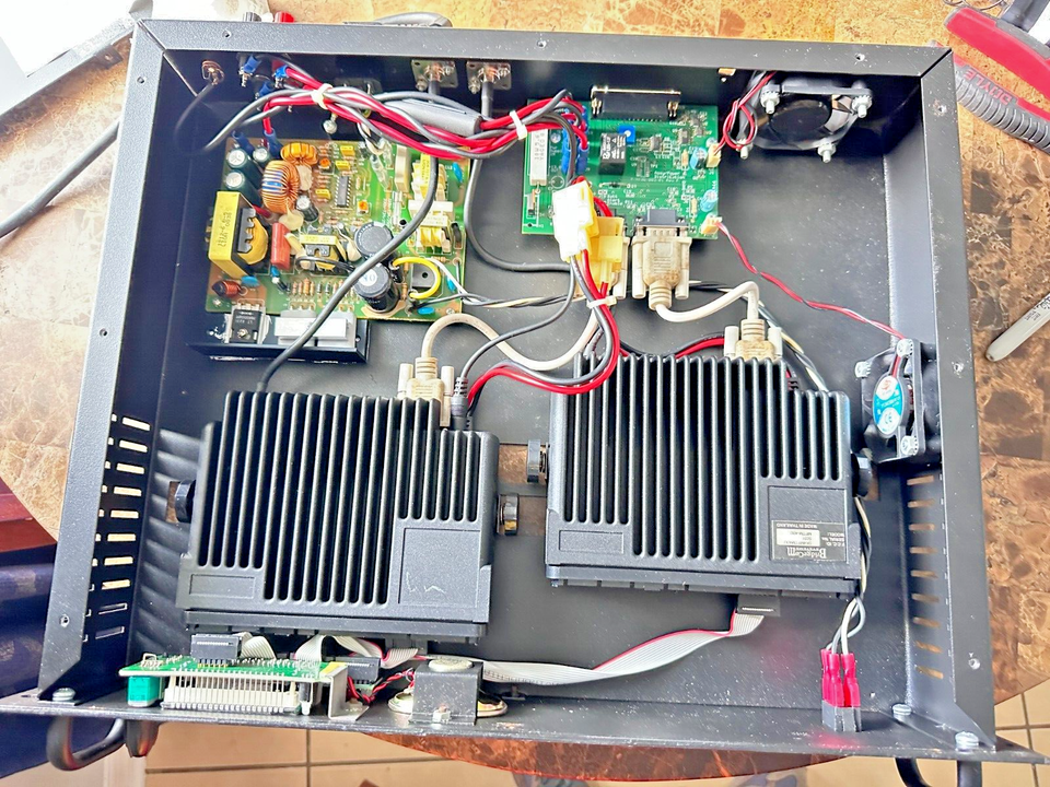 BRIGECOM SYSTEMS RELM RADIO REPEATER MODEL CS-540U TX 463.1750 MHZ RX ...