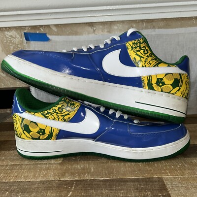 Nike Air Force 1 Premium Collection Royale Ronaldinho Sz 17 | eBay