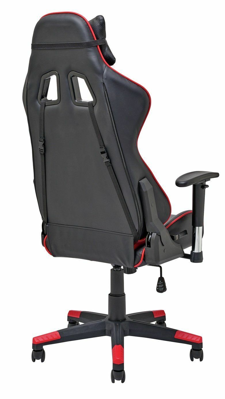 New X-Rocker Height Adjustable Alpha Office Gaming Chair - Black/Red ...