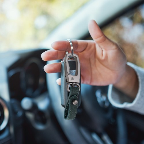 Sleek Design Keychain Unique Shape Stylish Suede for Men Women Durable ...