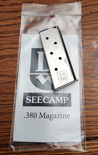 New LWS SEECAMP 380 6 Round Stainless Factory Magazine | eBay