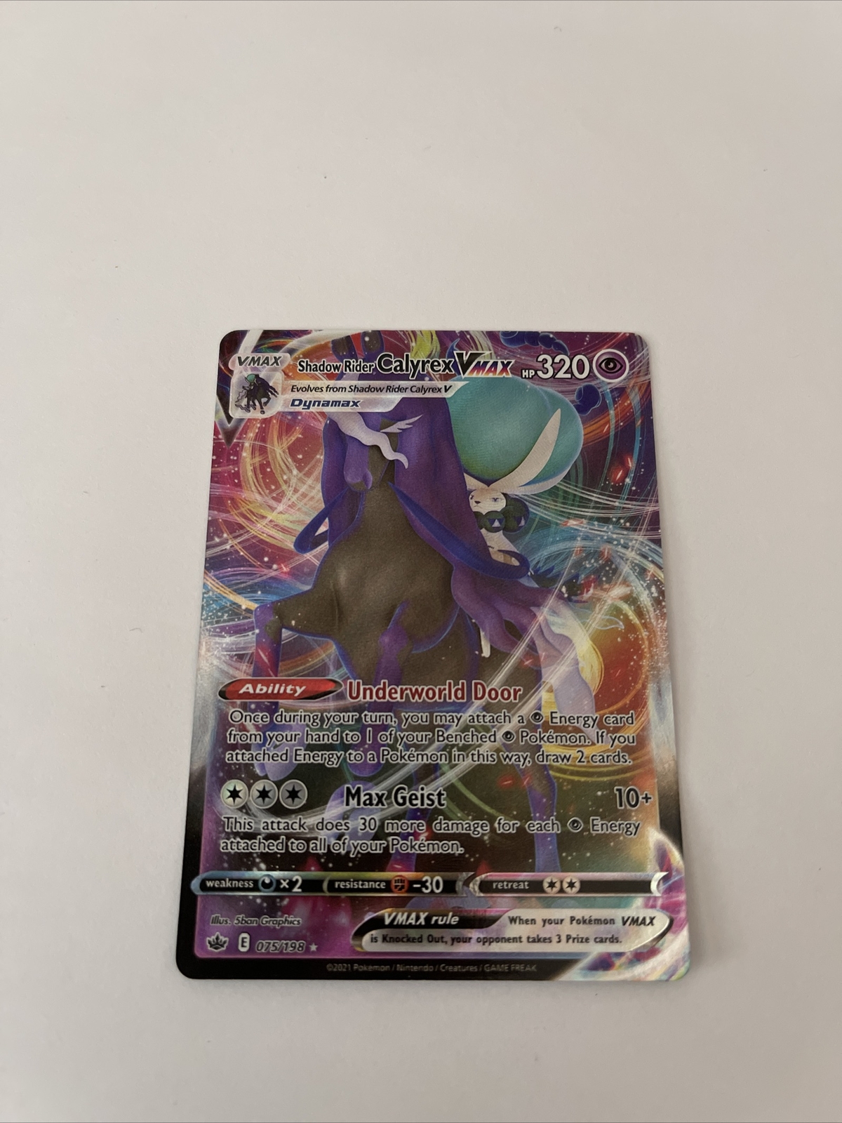 Pokemon Jet Black Shadow Rider Calrex VMax Ultra Rare Japanese 37/70 ...