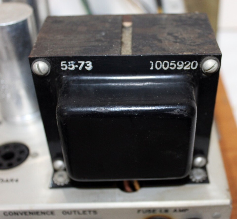 Pilot Radio 240 Integrated Amplifier w/ EL84 From 1051 MCM Console ...