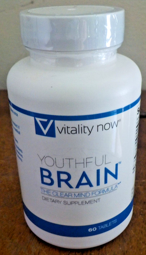 Vitality Now Youthful Brain The Clear Mind Formula 60 Tablets - New ...