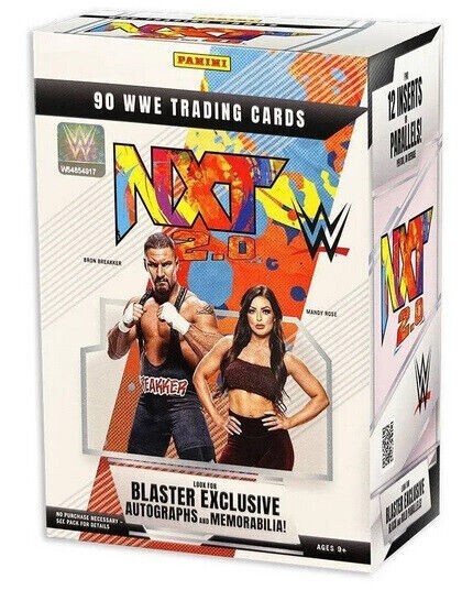 2 box lot 2022 Panini WWE NXT Wrestling Blaster 6-pack Box 180 cards ...
