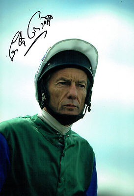 Lester PIGGOTT Signed Autograph 12x8 Photo + Dealer COA Champion Jockey ...