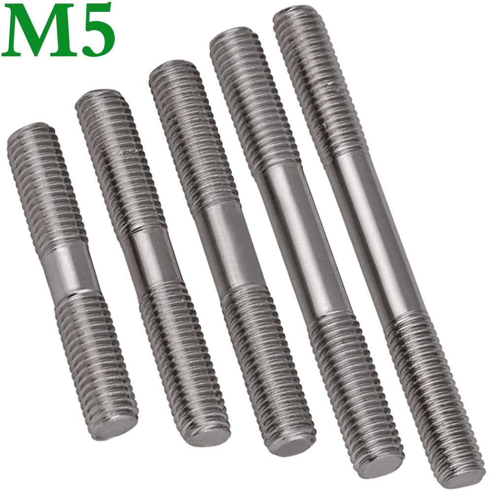 Metric M5 20-250mm 304 Stainless Steel Double End Threaded Stud Bolts ...