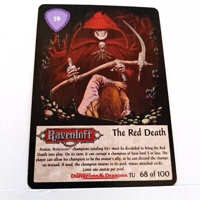 THE RED DEATH --- SPELLFIRE CCG --- UNDERDARK --- NM | eBay