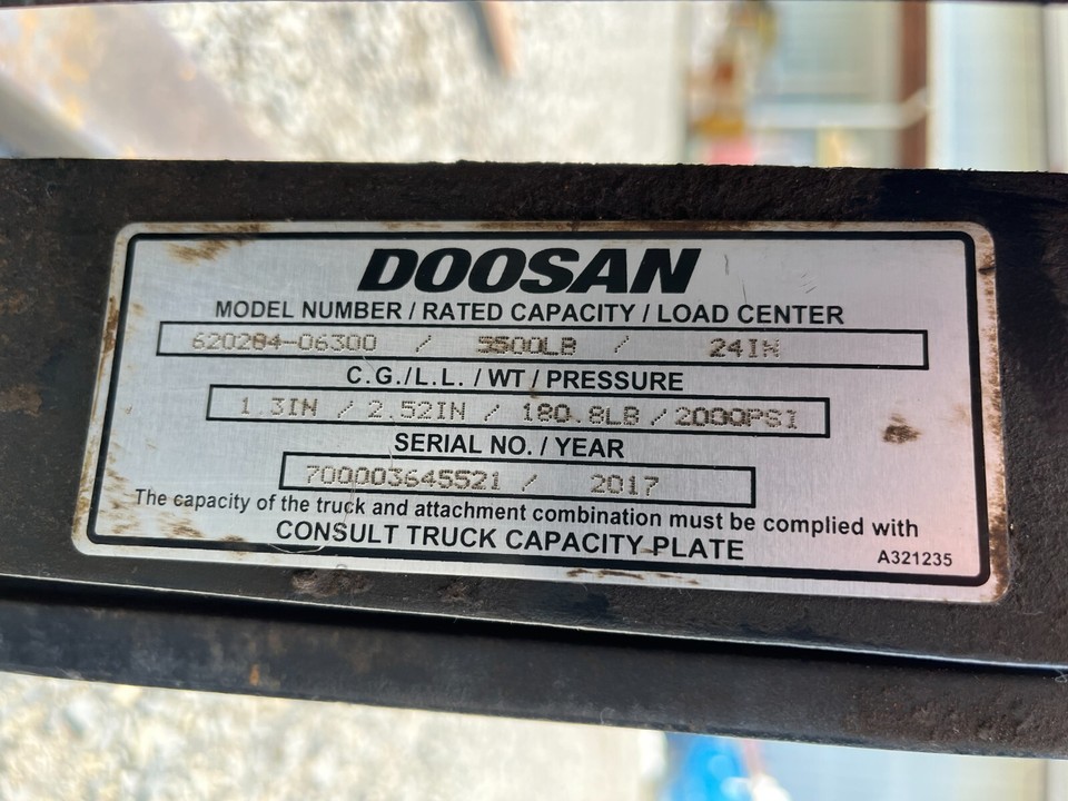 2017 Doosan G25N-7 Forklift *Low Hours* | eBay