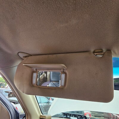 2003-2008 Honda Pilot Sun Visor Tan Driver side OEM Vanity Mirror Light ...