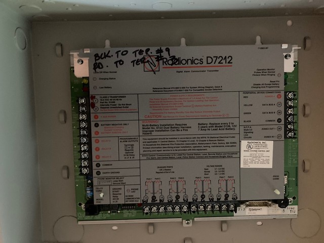 Bosch D7212GV2 Security Alarm Control Digital Communicator Transmitter ...