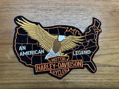 Genuine Harley Davidson NOS 80’s American Legend Eagle USA Bar Shield ...