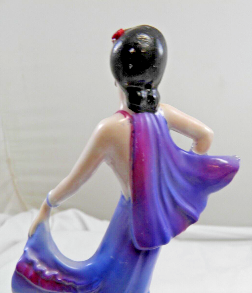 Vintage Germany Art Deco Dancing Lady Flapper Spanish Ceramic Dancer ...