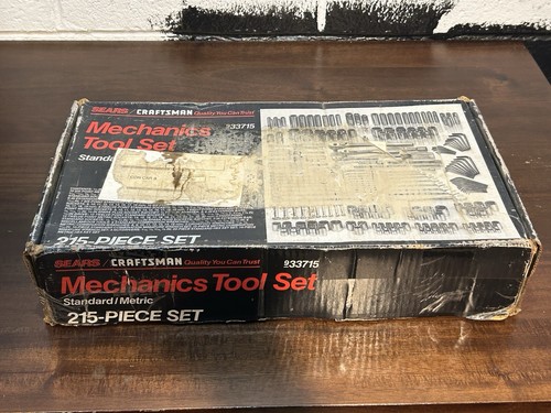 Vintage Nos Sears Craftsman 215 Piece Mechanic Tool Set 33715 Made In ...