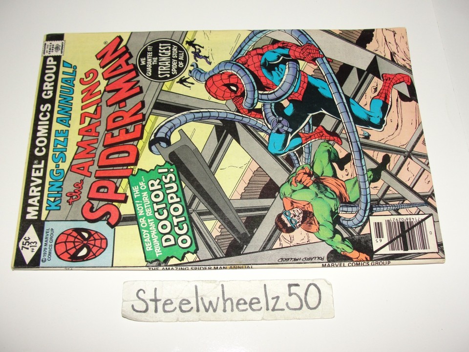 Amazing Spiderman Annual #13 Comic Marvel 1979 Doctor Octopus Wolfman ...